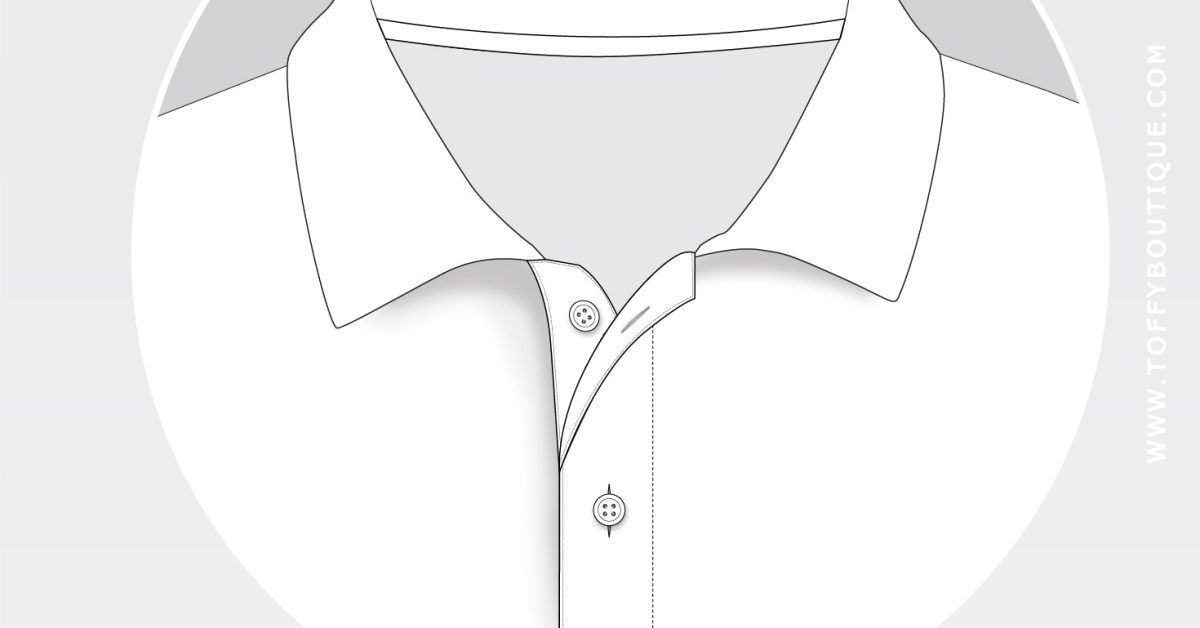 polo placket design 1 - บริษัท ทอฟฟี่ บูติก จำกัด