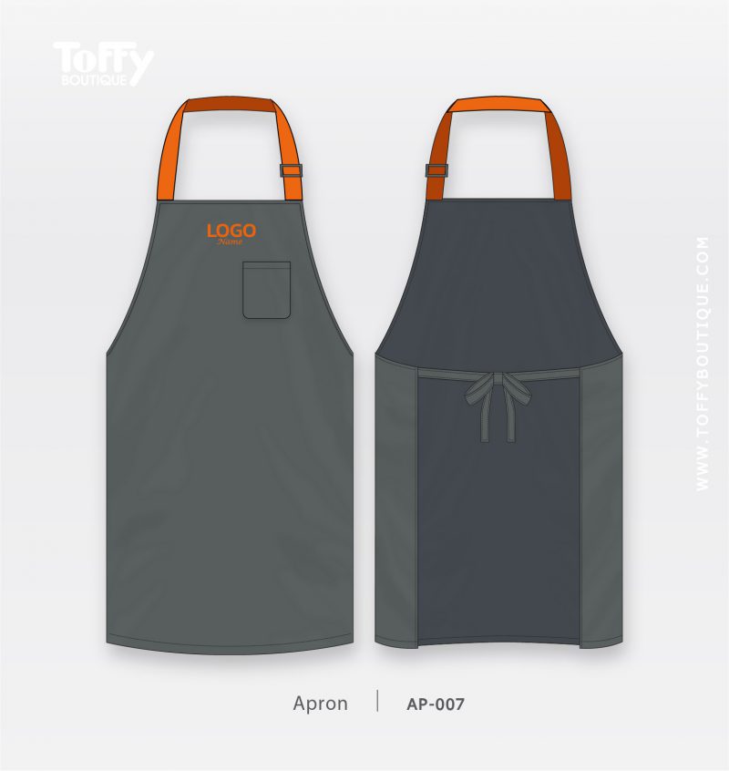 ยูนิฟอร์มพนักงาน เสื้อฟอร์มพนักงาน รับผลิตเสื้อ - แบบผ้ากันเปื้อน - Toffy Boutique